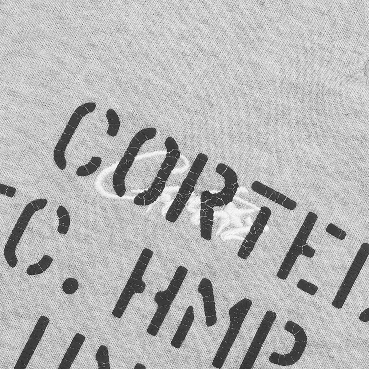HMP STENCIL SWEATSHORT [HEATHER GREY] – CRTZRTW
