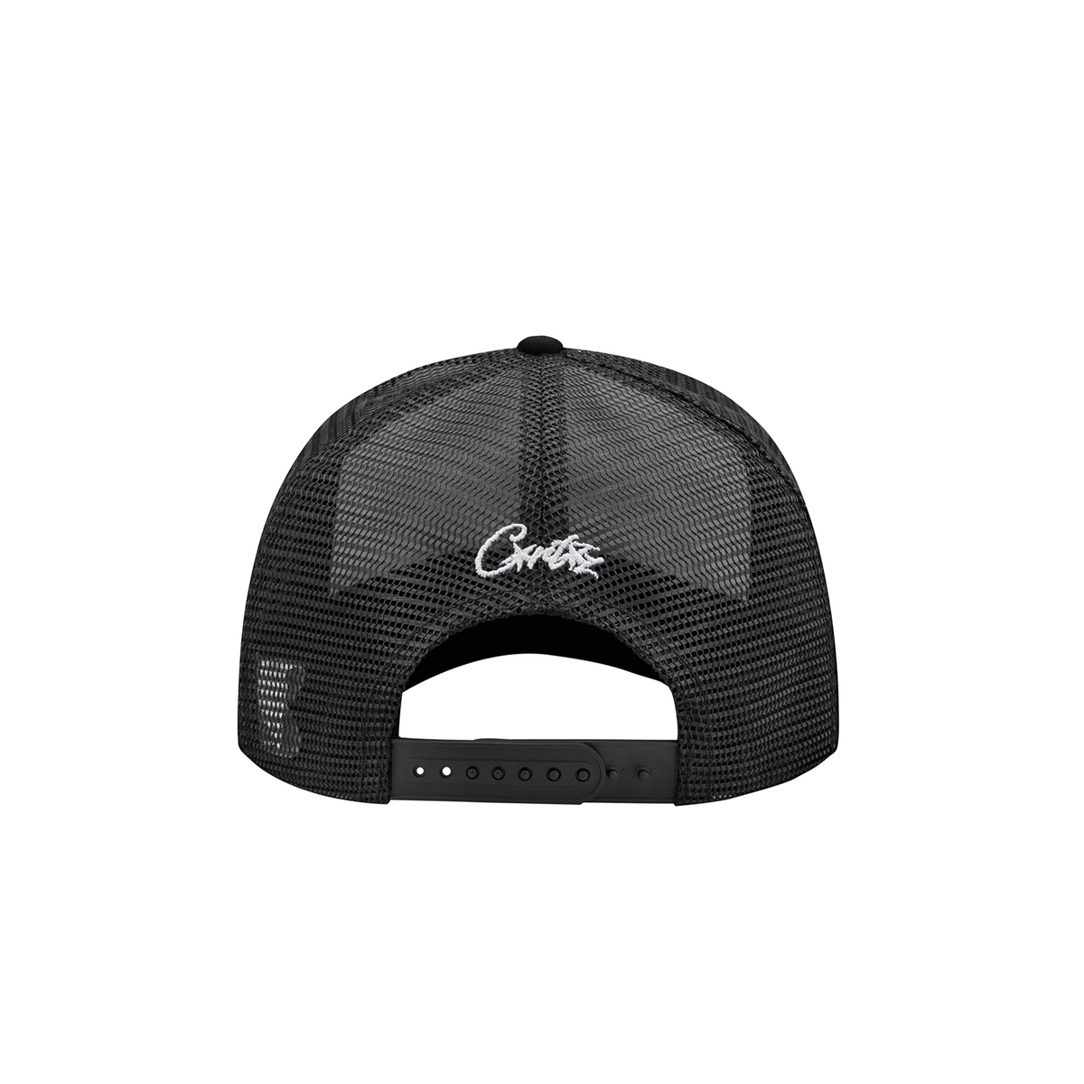 ISLAND PUFF PRINT TRUCKER HAT [WHITE/BLACK] – CRTZRTW